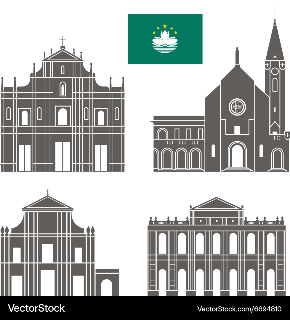 Macau Royalty Free Vector Image - VectorStock