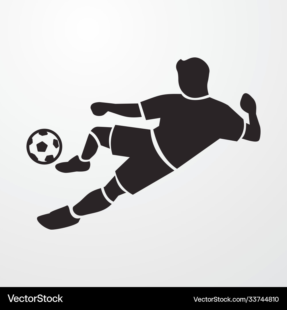 Soccer player icon Royalty Free Vector Image - VectorStock