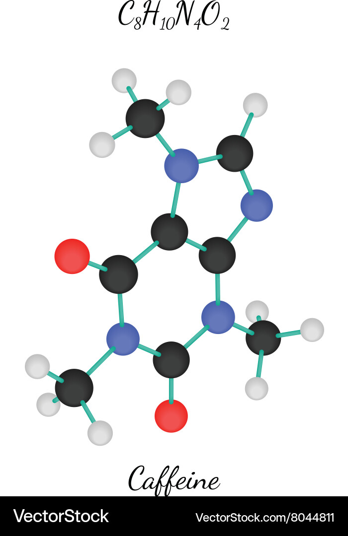 3d Structure Of Caffeine