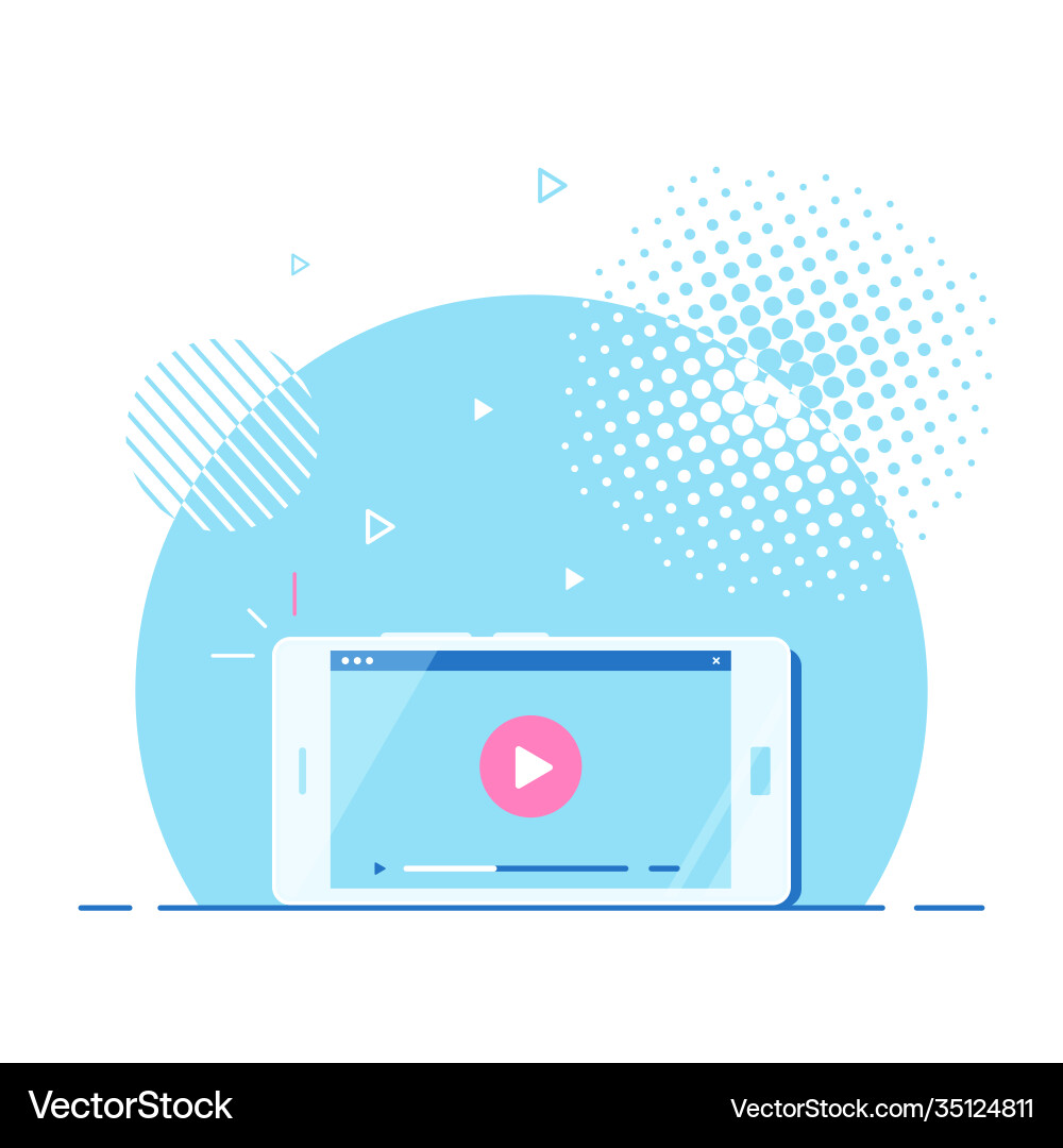 Live podcast banner design flat style Royalty Free Vector