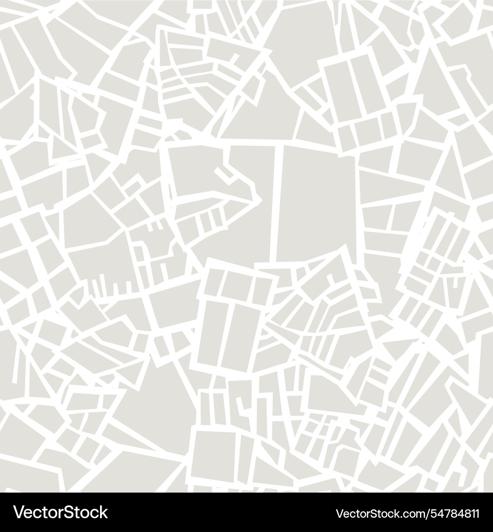 Seamless pattern that looks like a map of city Vector Image