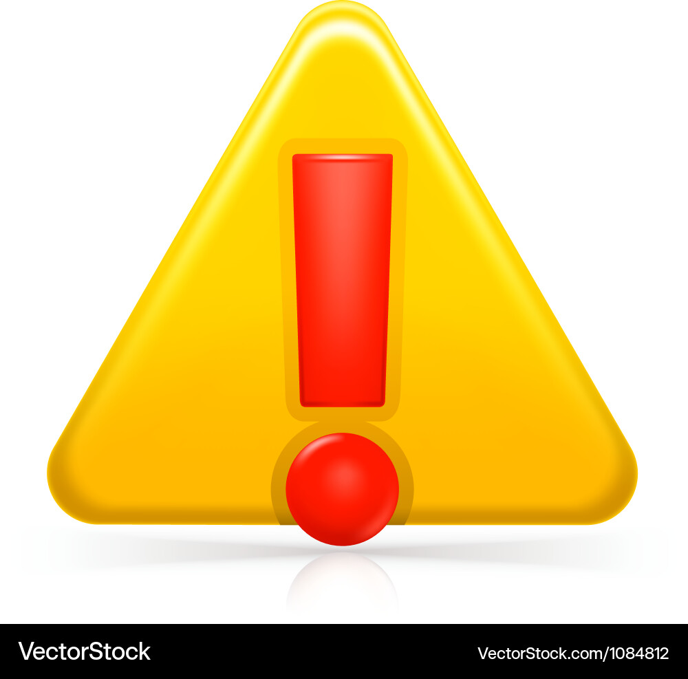 Exclamation point Royalty Free Vector Image - VectorStock