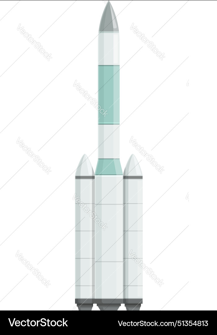 Modern space rocket Royalty Free Vector Image - VectorStock