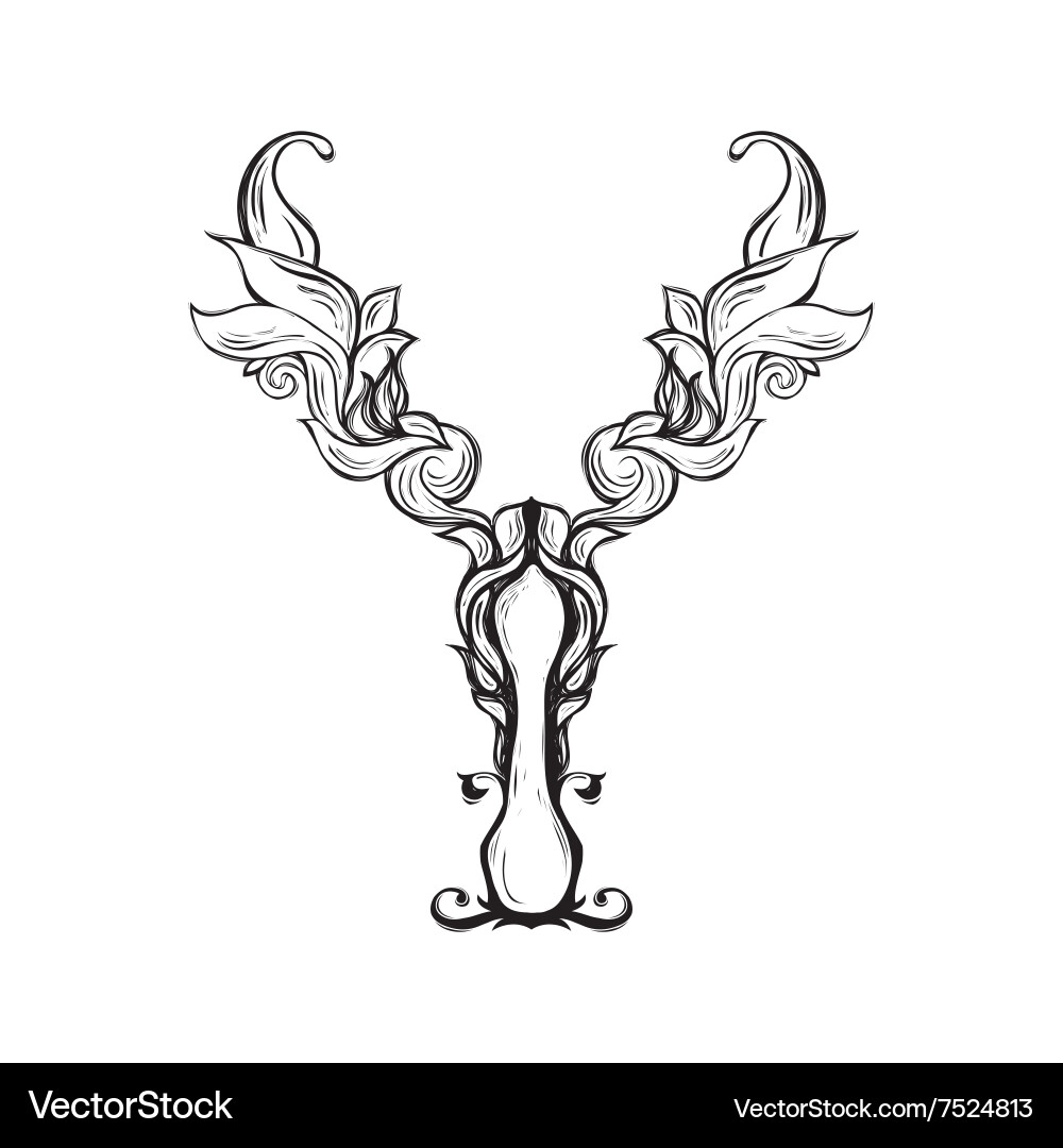 Vintage style letter y Royalty Free Vector Image