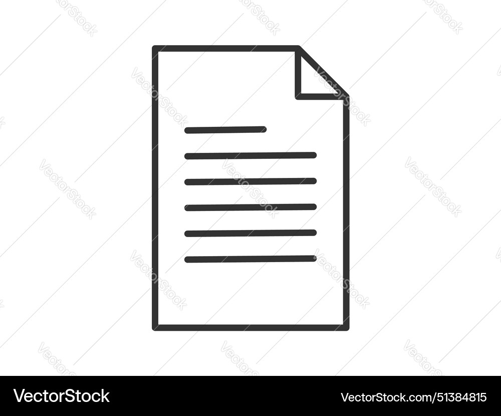 A icon depicting documents suitable for web Vector Image