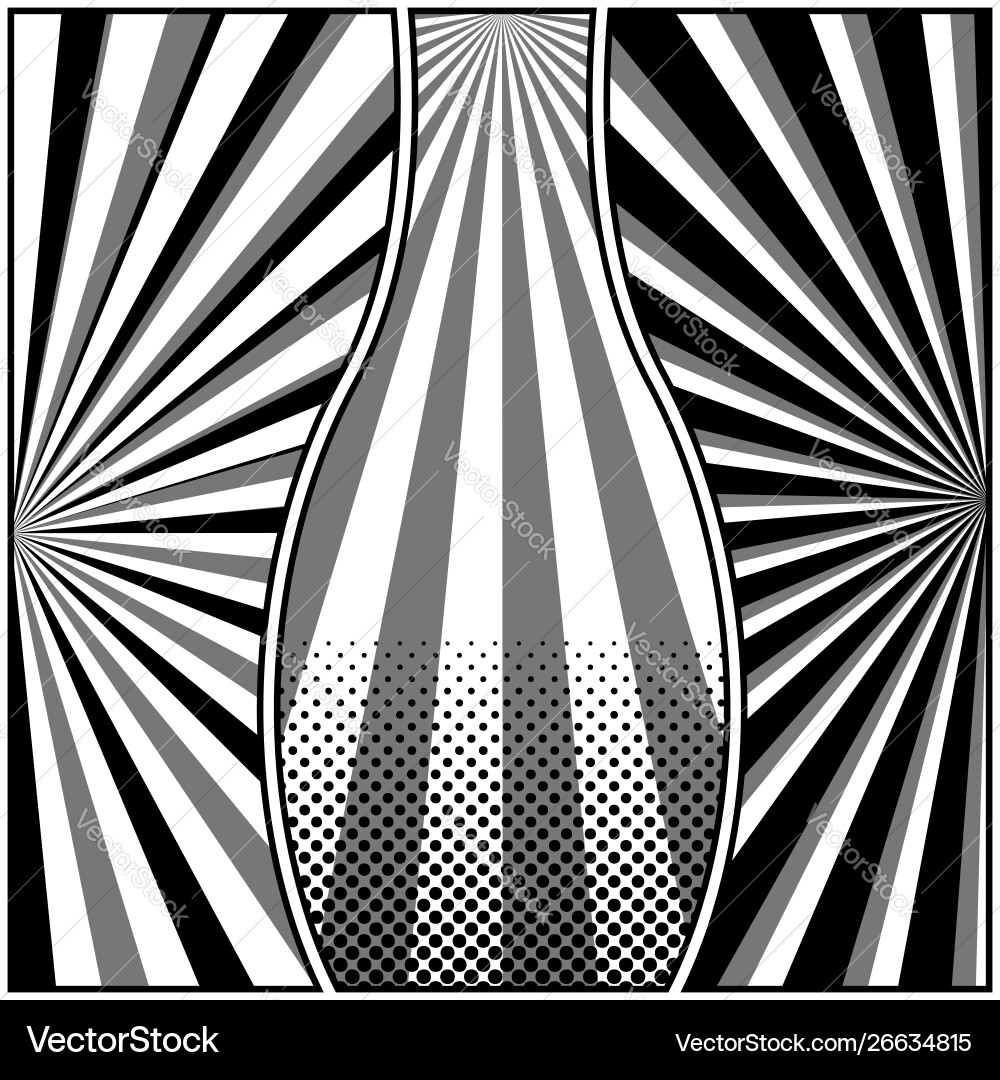 Comic book page concept Royalty Free Vector Image