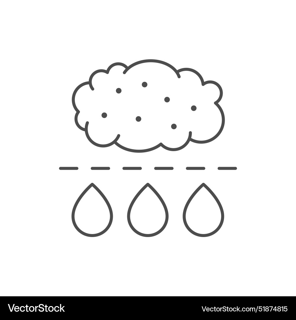 Gas liquefaction line outline icon Royalty Free Vector Image