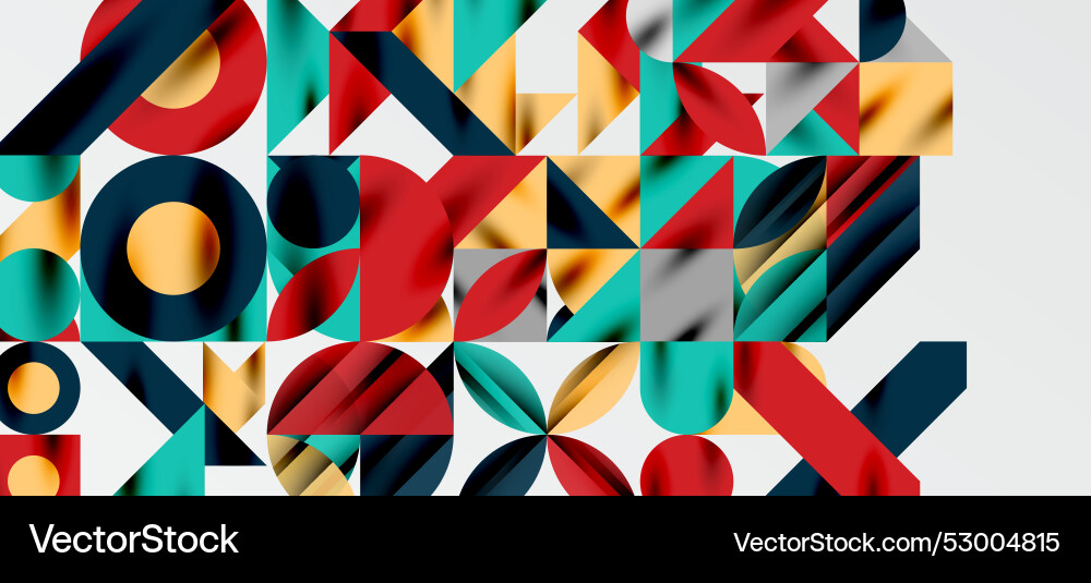 Geometric neo patterns abstract background Vector Image