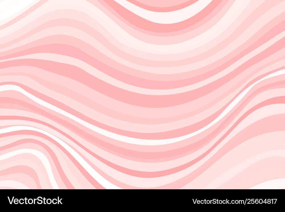 Abstract curved pink stripes Royalty Free Vector Image