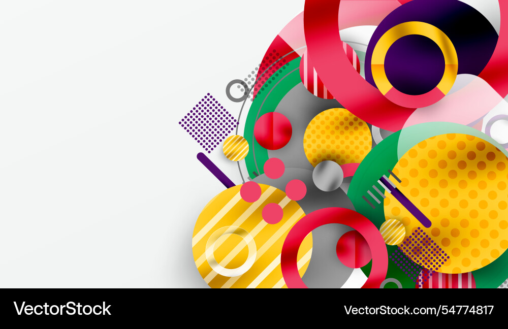 Abstract geometric background with overlapping – Royalty-Free Vector ...