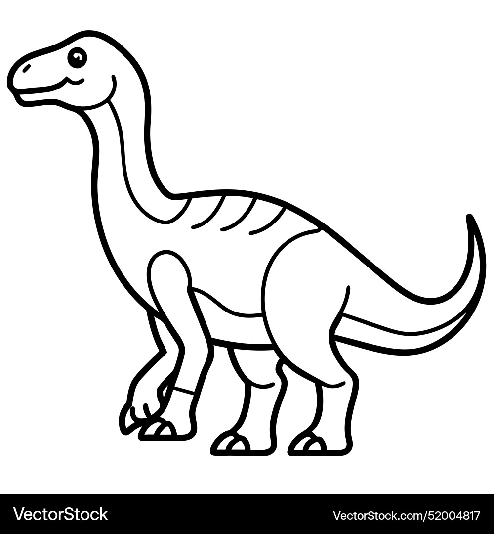 Dinosaur stands icon Royalty Free Vector Image