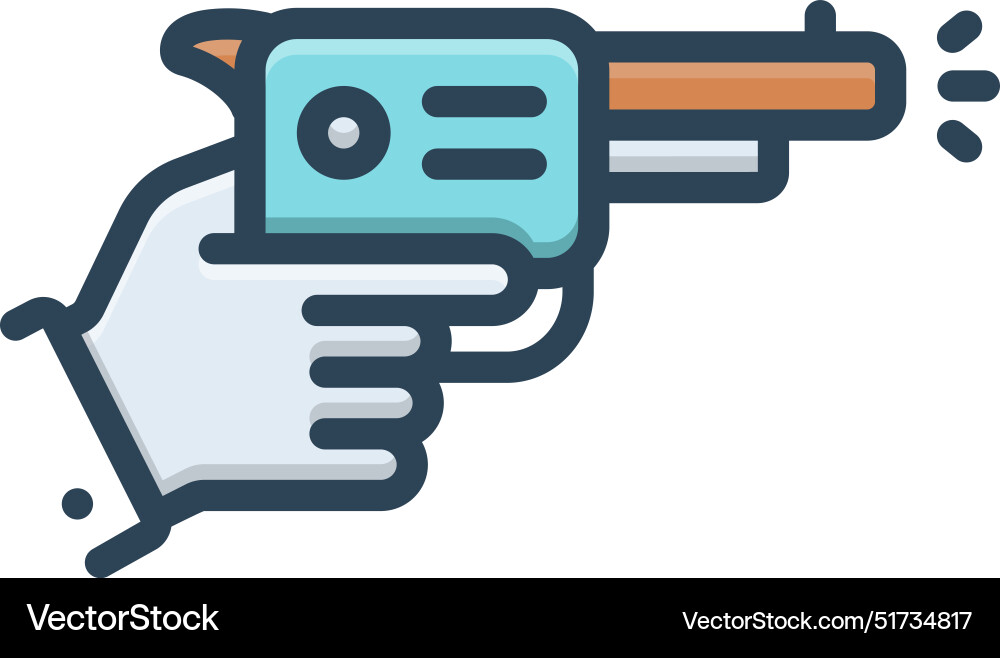 Starting pistol Royalty Free Vector Image - VectorStock