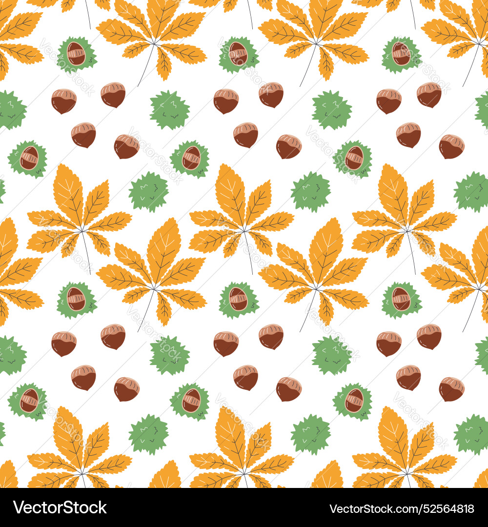 Autumn seamless pattern design repetition Vector Image