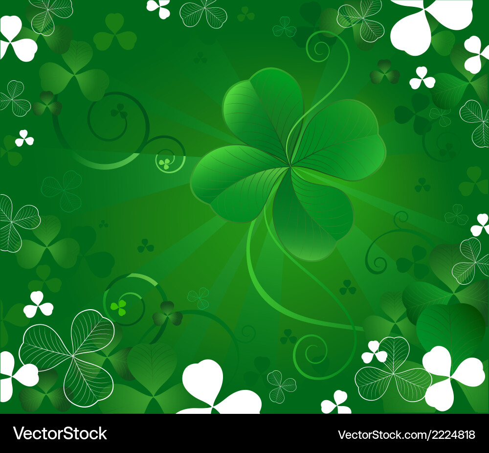 Magic clover Royalty Free Vector Image - VectorStock