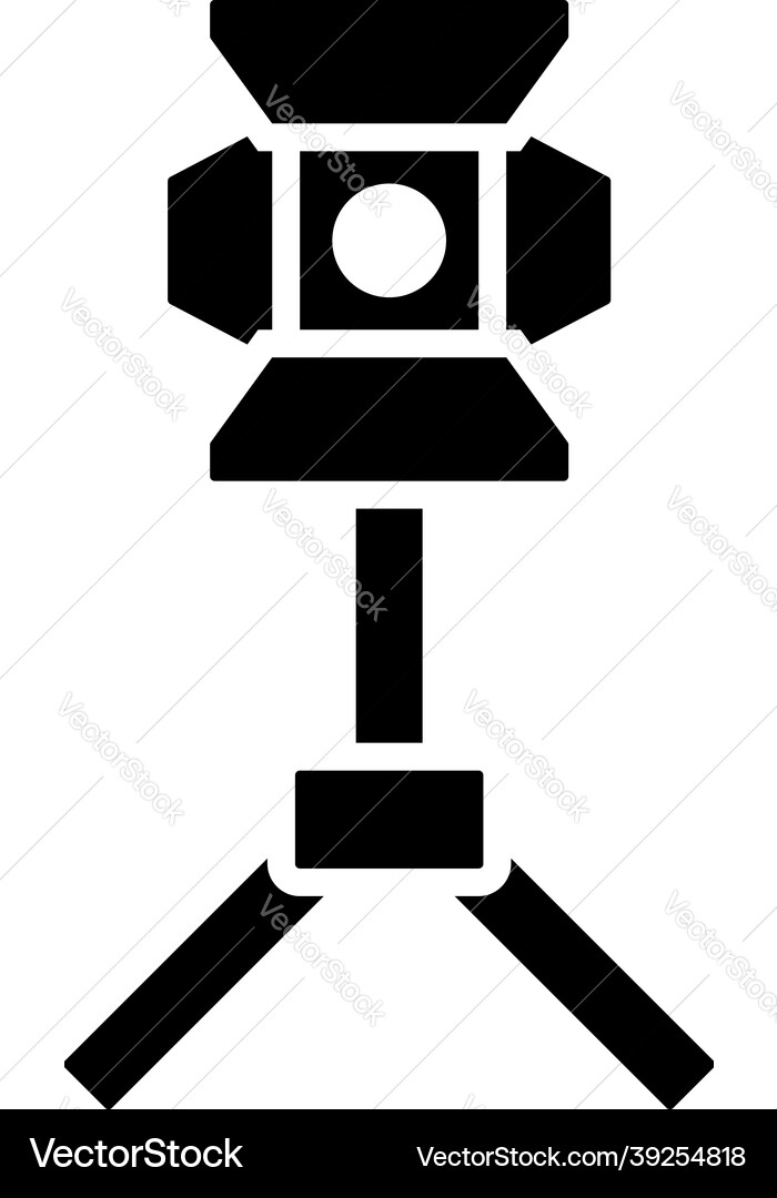 Stage projector icon Royalty Free Vector Image