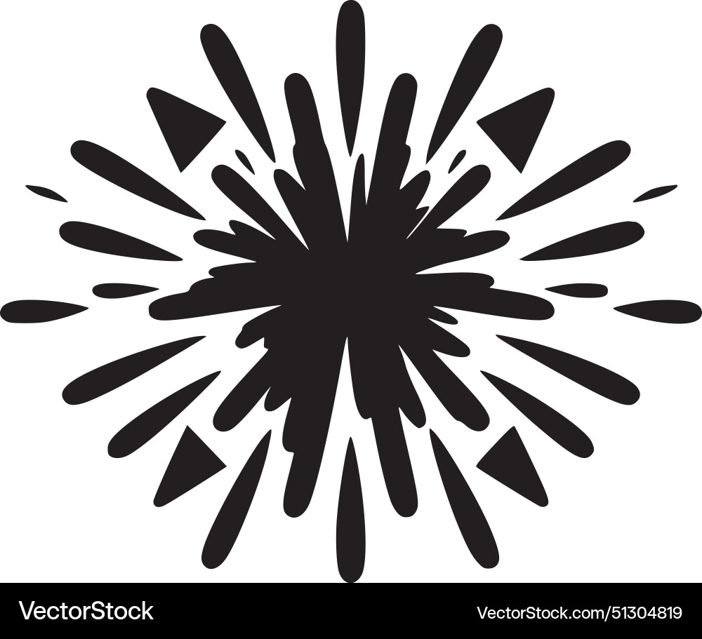 Explosion - high quality logo - ideal for t-shirt Vector Image