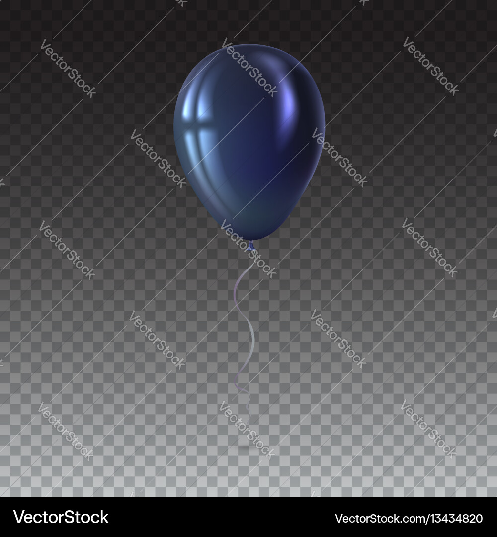 Inflatable air flying balloon isolated on white Vector Image