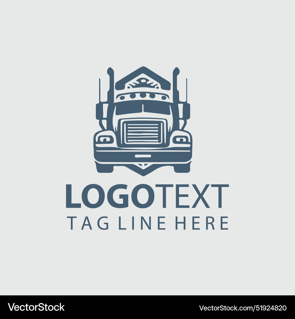 Trucking logo Royalty Free Vector Image - VectorStock