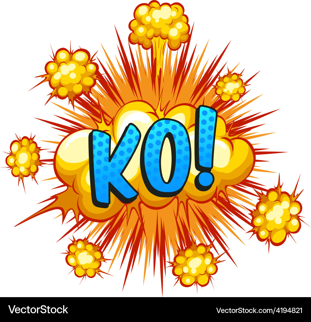 Ko Royalty Free Vector Image - VectorStock