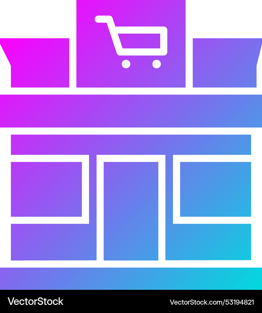 Store icon design Royalty Free Vector Image - VectorStock