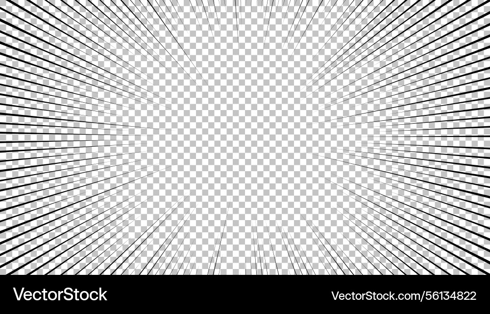 Black comic book transparent background Royalty Free Vector