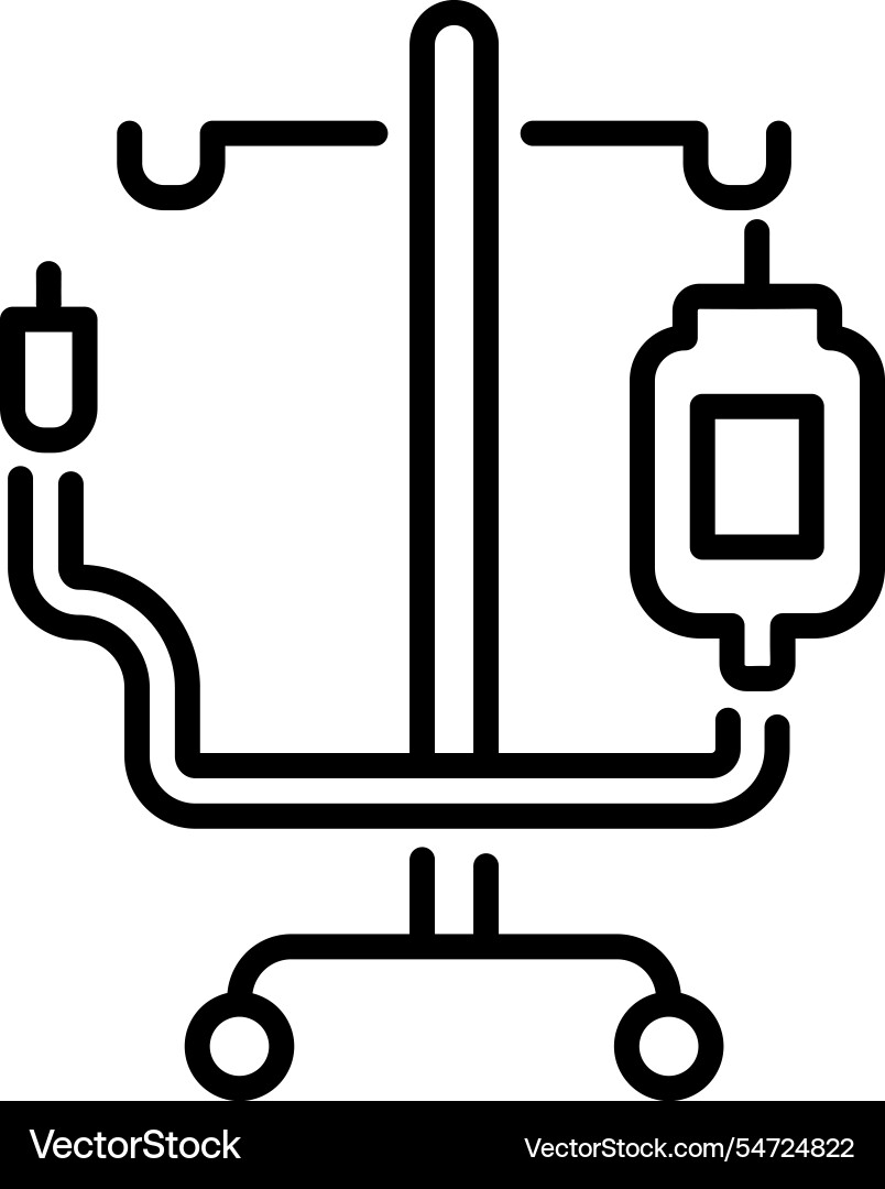 Iv drip Royalty Free Vector Image - VectorStock