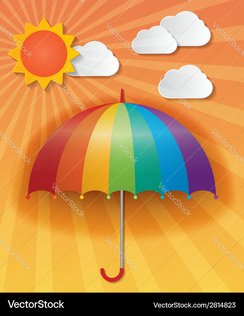 Sunny sky background Royalty Free Vector Image