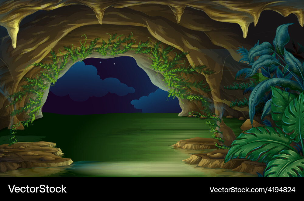 Cave Royalty Free Vector Image - VectorStock