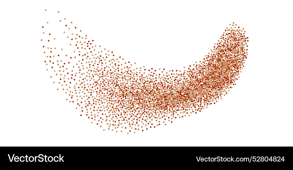 Cocoa or coffee powder cinnamon splatter dust Vector Image