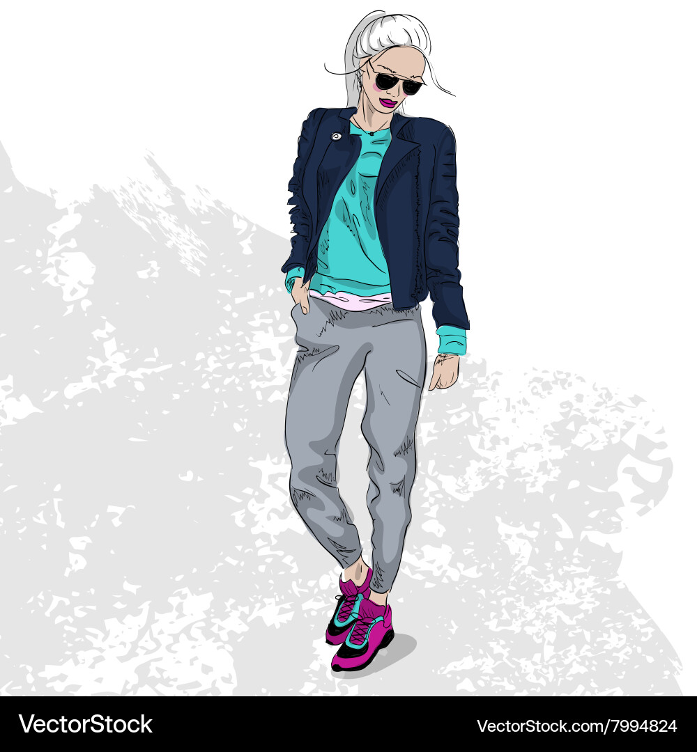 Fashion look color Royalty Free Vector Image - VectorStock