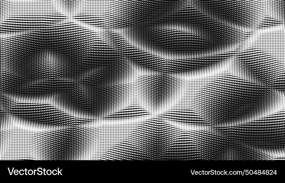Point wave noise texture abstract dot background Vector Image