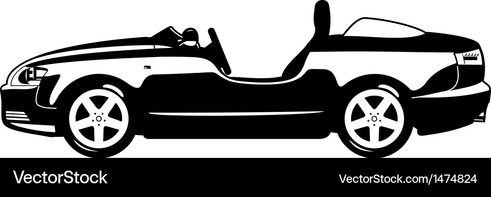 Roadster Royalty Free Vector Image - VectorStock