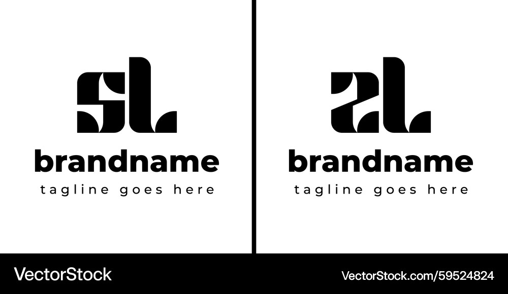 SL & ZL Monogram Logo – Initials & Lettermark