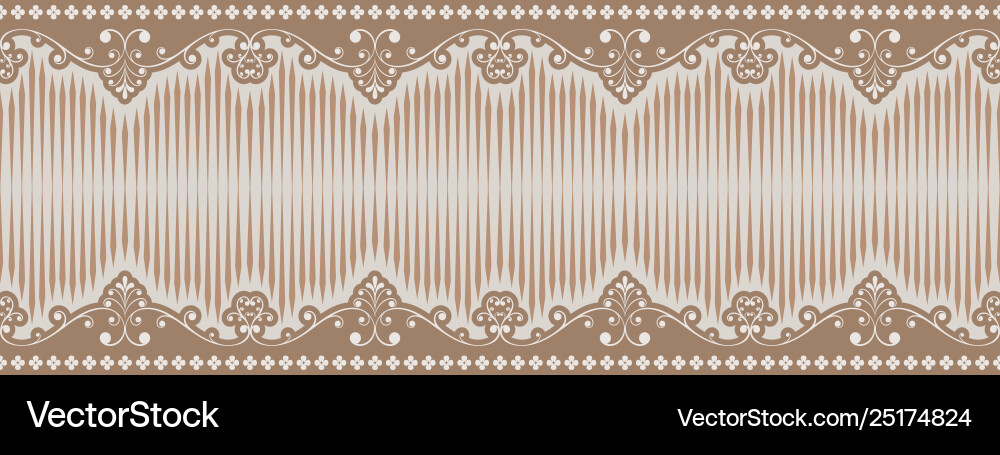 Victorian Filigree Border Royalty Free Vector Image
