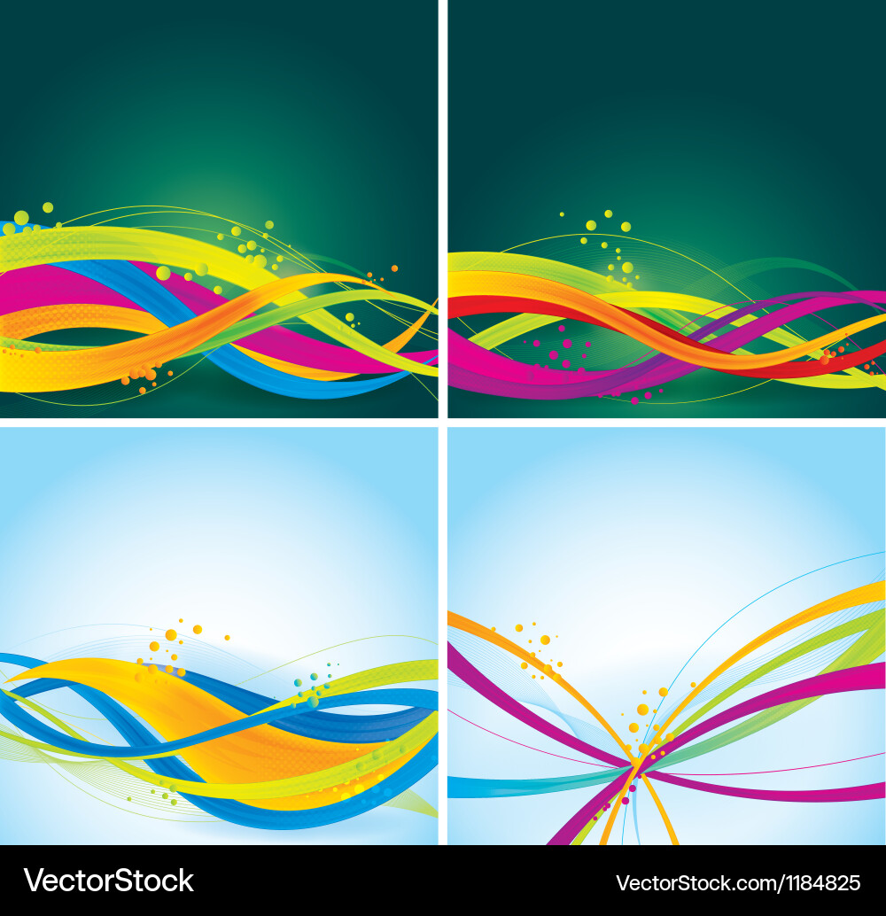 Abstract background - colorful wave Royalty Free Vector Abstract background - colorful wave Royalty Free Vector