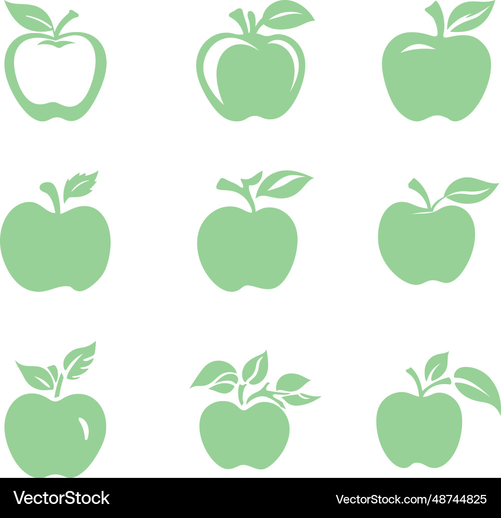 Apple graphics Royalty Free Vector Image - VectorStock