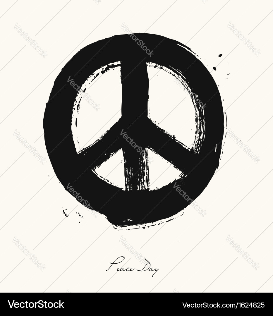 Brush Stroke Peace Sign Vector Images (over 620)