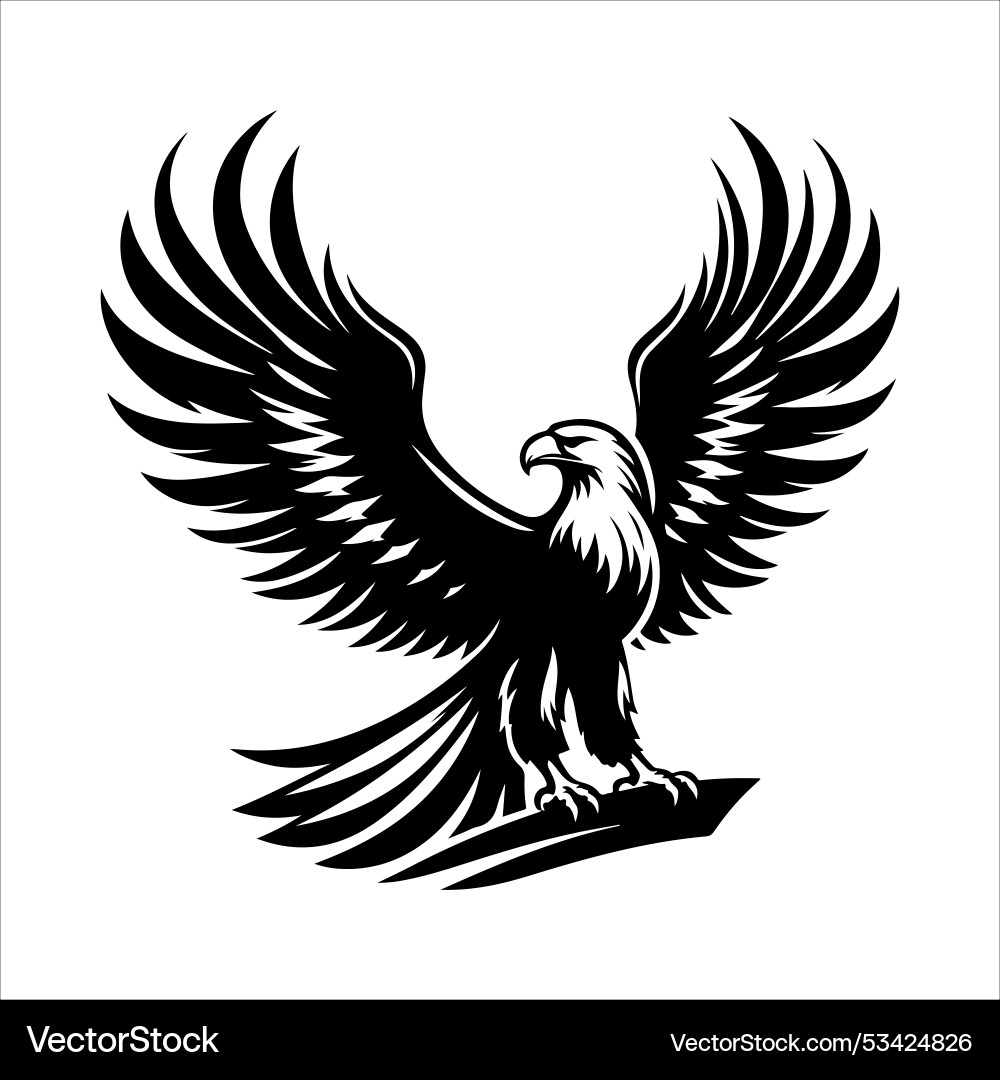 Eagle art Royalty Free Vector Image - VectorStock