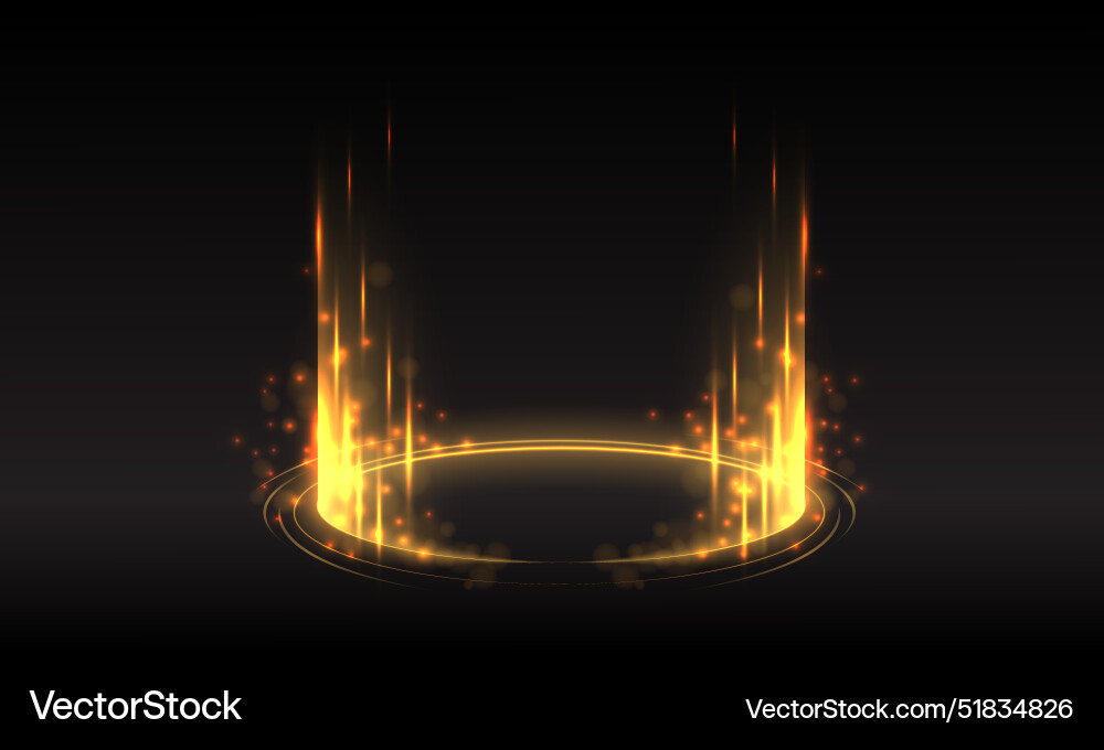 Fire ring Royalty Free Vector Image - VectorStock