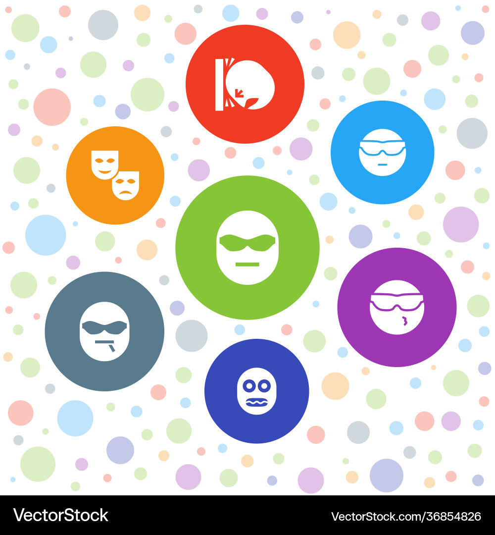 Humor icons Royalty Free Vector Image - VectorStock