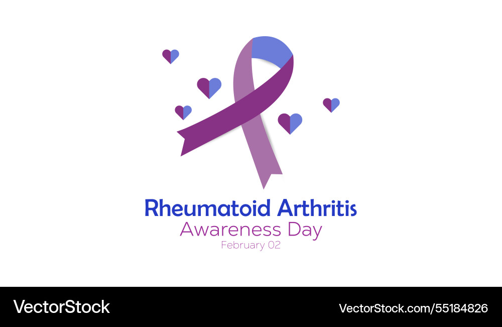 Rheumatoid arthritis awareness day Royalty Free Vector Image