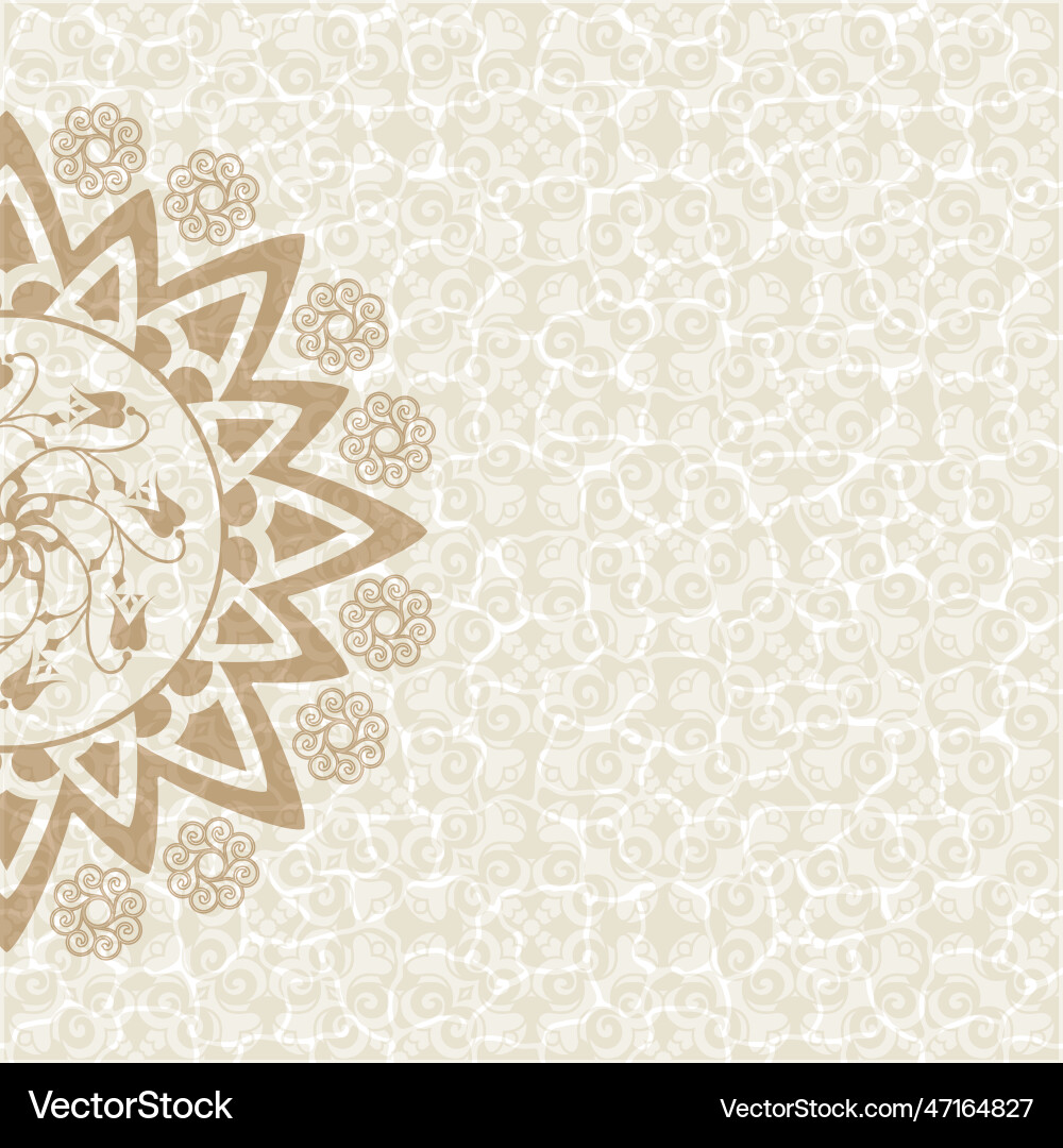 Arabic pattern background Royalty Free Vector Image