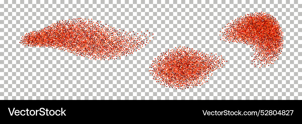 Spice powder splash chilli red pepper paprika Vector Image