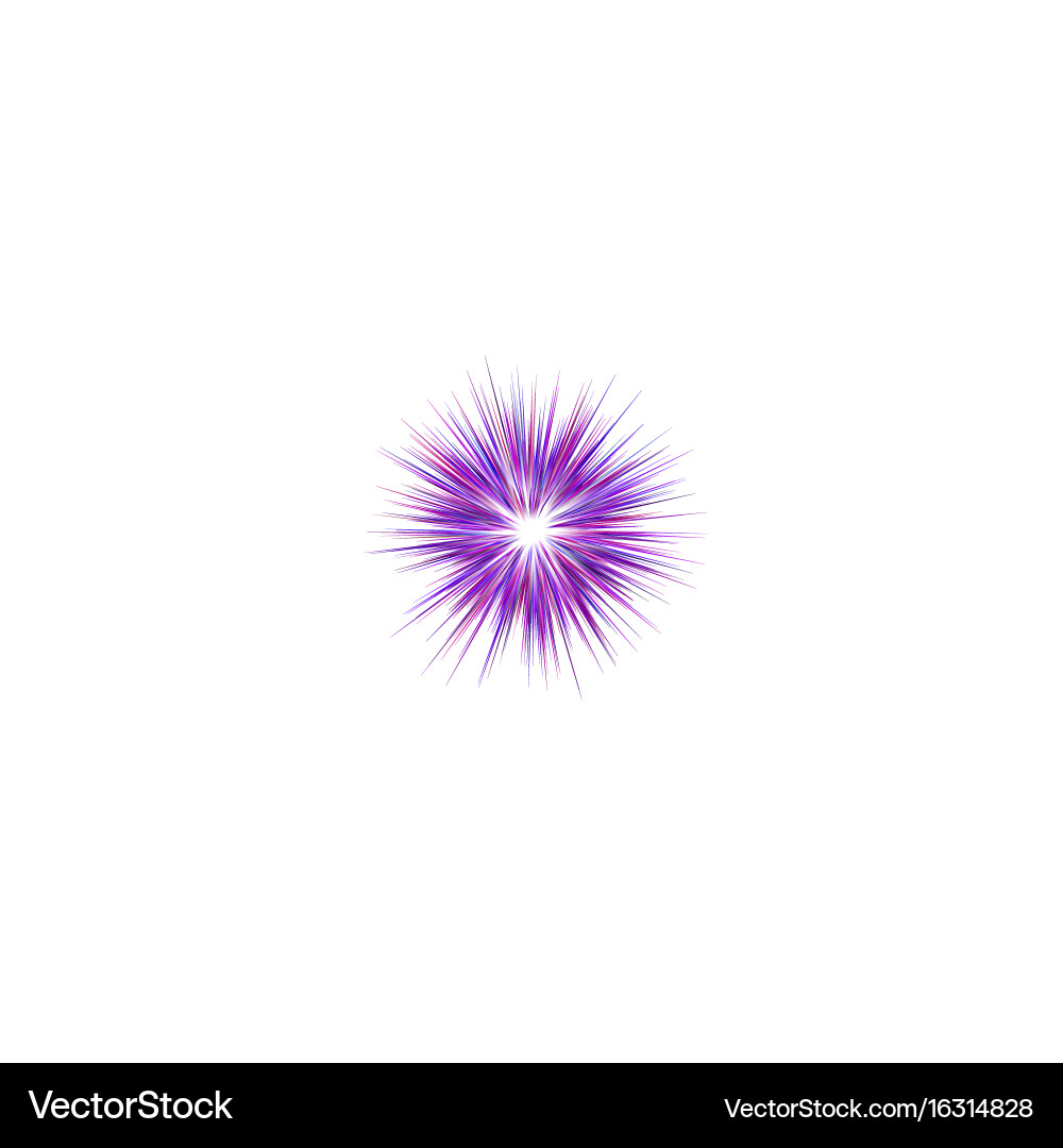 Abstract purple explosion design background Vector Image