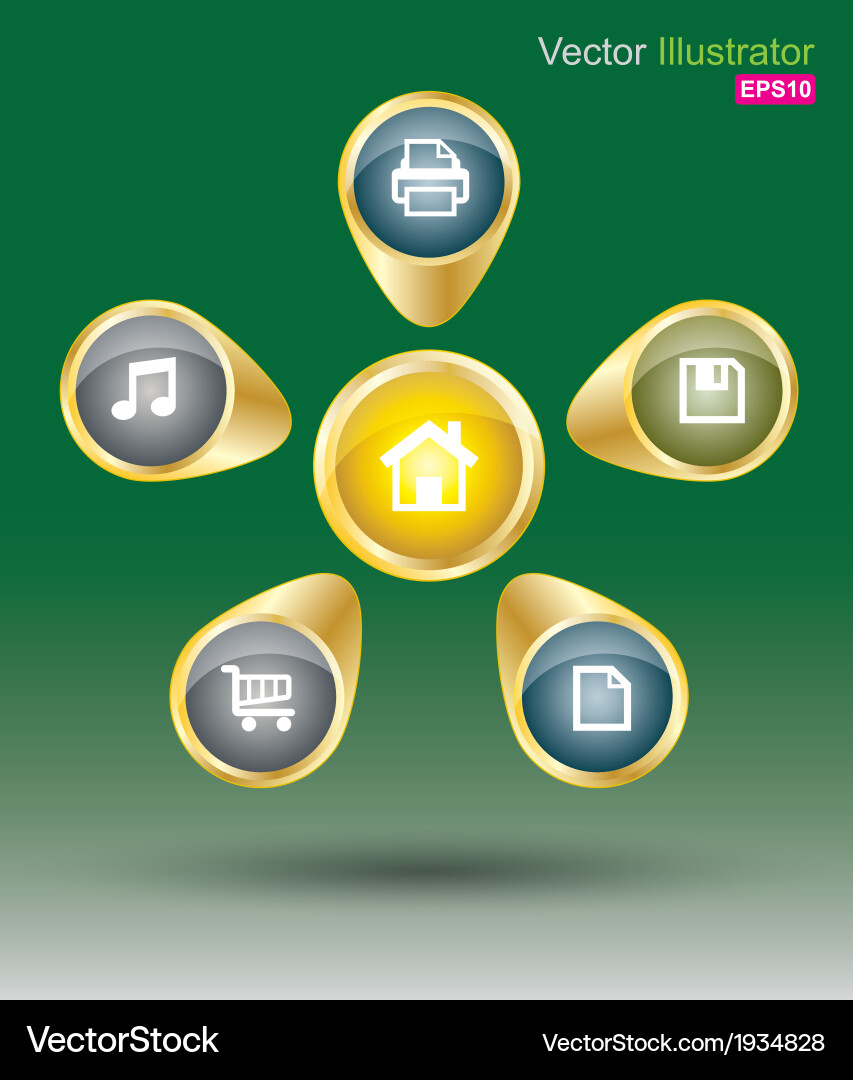 Circle fly2 Royalty Free Vector Image - VectorStock