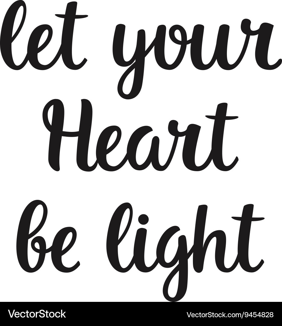 Hand drawn lettering poster Royalty Free Vector Image