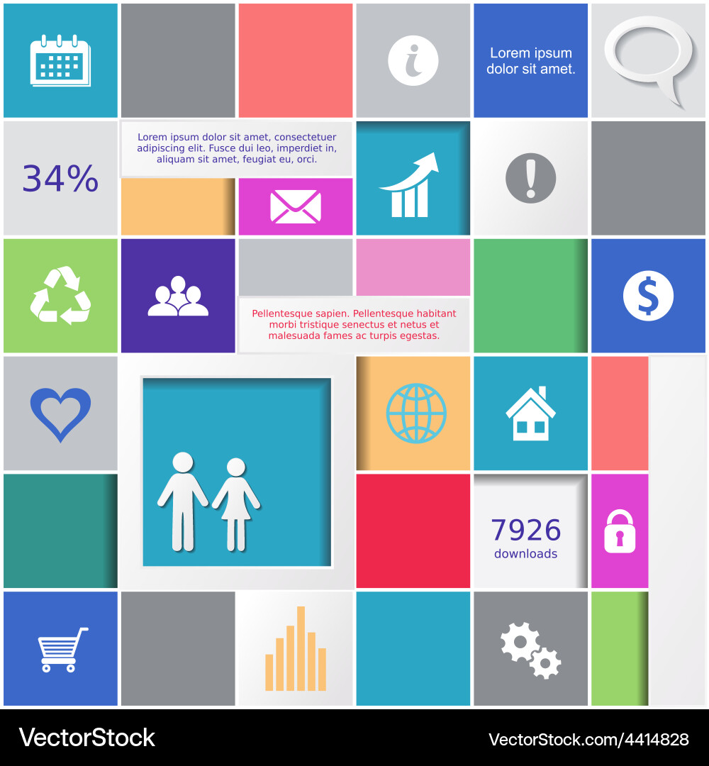Infographic background Royalty Free Vector Image