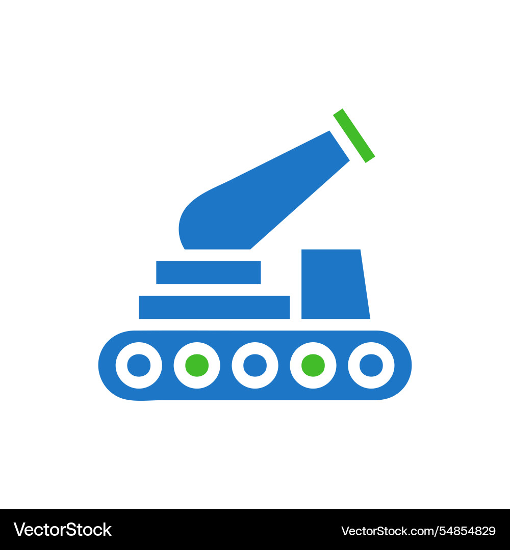 Construction crane icon heavy equipment Royalty Free Vector