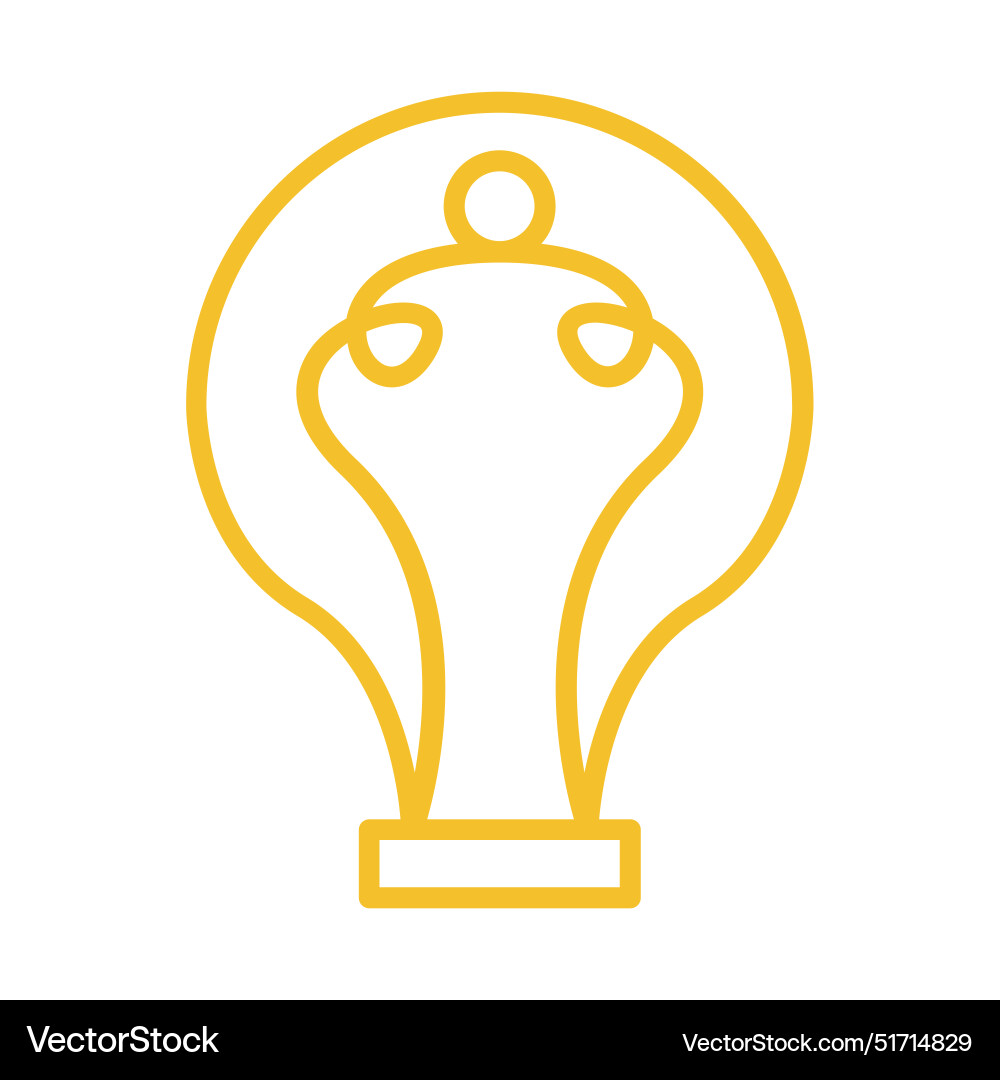 Light bulb logo Royalty Free Vector Image - VectorStock