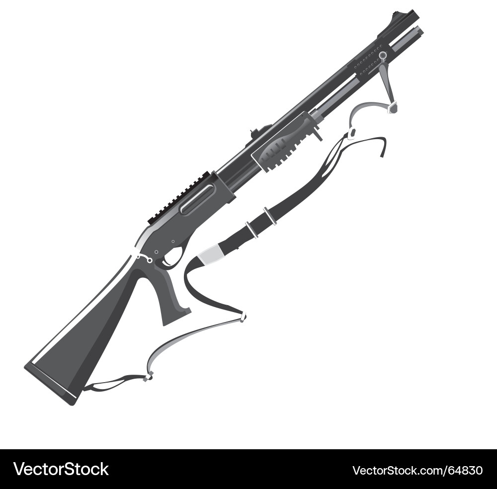 Shotgun Royalty Free Vector Image - VectorStock